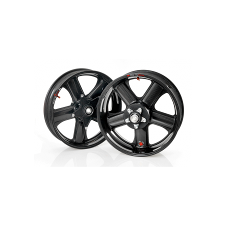 Jeu de jantes carbone moto Kawasaki H2-H2R / Rotobox KAW06RBX2 Finition ...