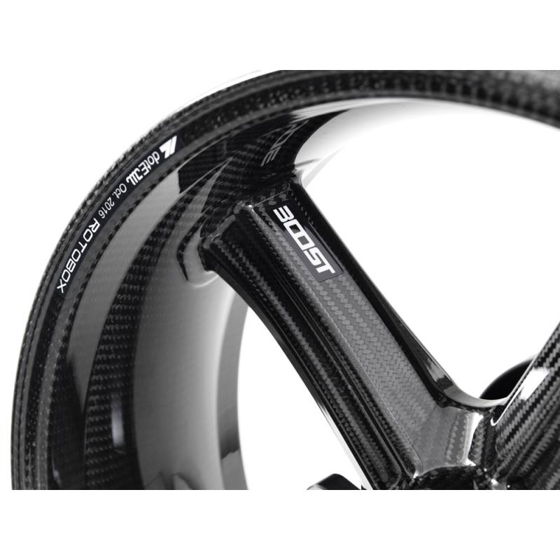 Jeu de jantes carbone Kawasaki H2 / H2R - Rotobox BOOST Finition Brillantes