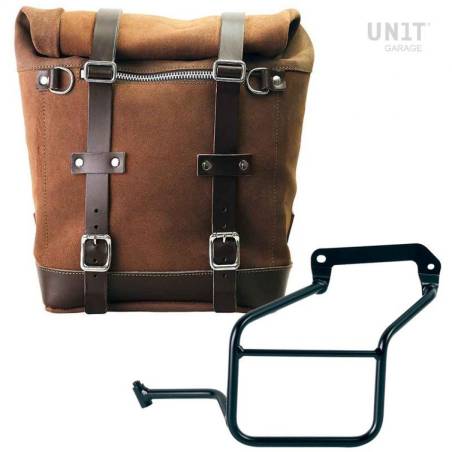 Kit sacoche Cuir gauche Tuareg 660 / Scram Unit Garage U202+3600SX ...