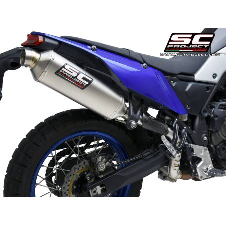 Silencieux haut Tenere 700 2021- / SC Project Rally Raid Titane
