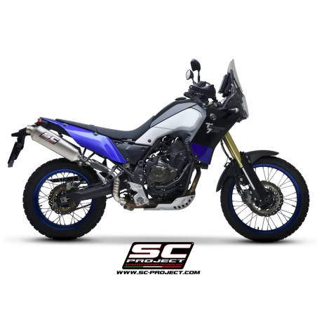Silencieux haut Tenere 700 2021- / SC Project Rally Raid Titane