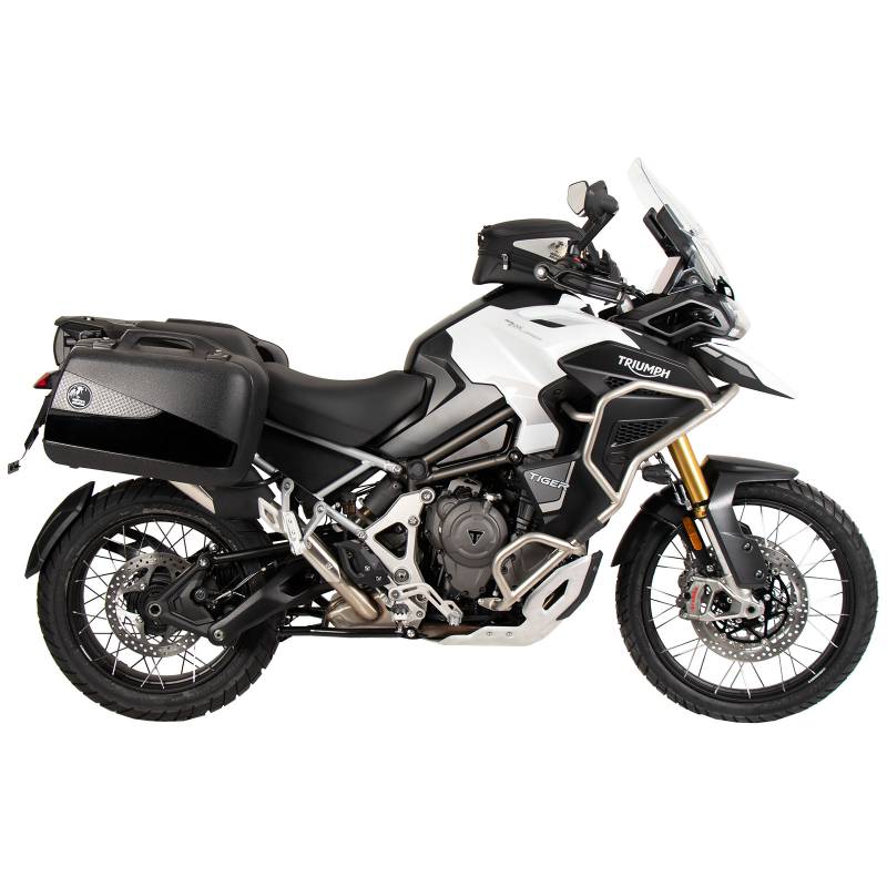Supports valises moto Tiger 1200 Explorer - Hepco 6537639 00 01