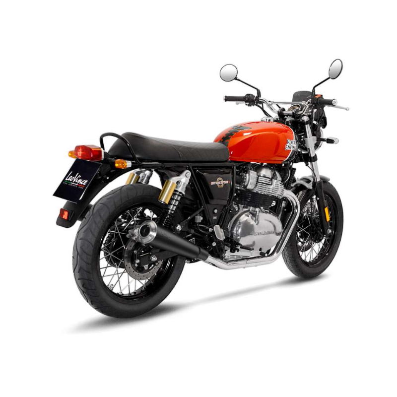 Double Silencieux Leovince Royal Enfiel Continental GT650 / Interceptor 650 - Classic Racer
