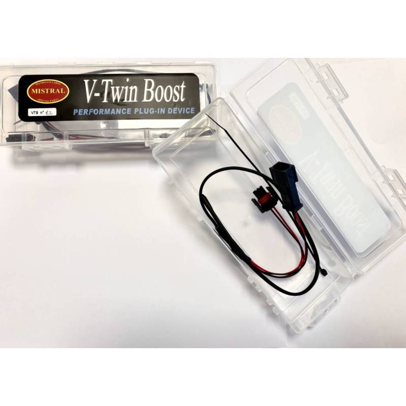 V-Twin Boost Mistral pour Moto-Guzzi V7 Classic, California 1100, Breva, Sport, Ntx, Stelvio ...