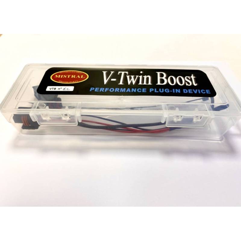 V-Twin Boost Mistral pour Moto-Guzzi V7 Classic, California 1100, Breva, Sport, Ntx, Stelvio ...