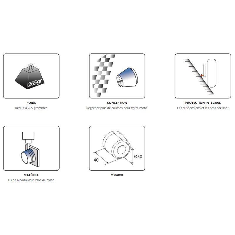 Protection fourche Honda CRF1100L, XL750 Transalp - Puig PHB19