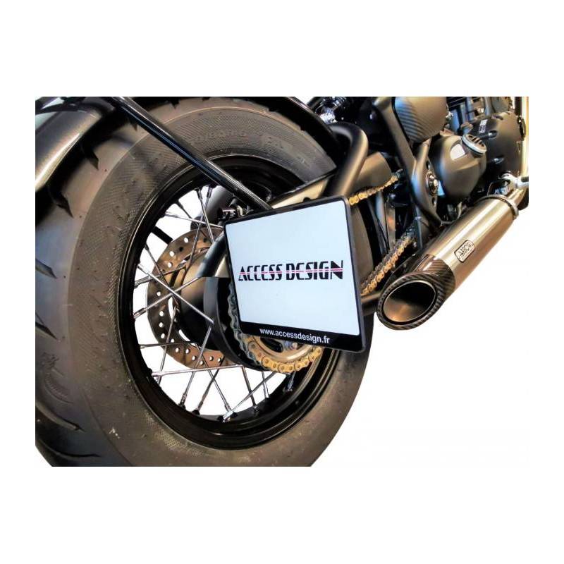 Support de plaque latéral Triumph Bonneville Bobber - Access Design