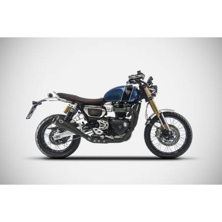 Ligne noire Racing Triumph Scrambler 1200 2024- / Zard ZTP106S00SCR-B