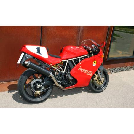 Silencieux Hauts Ducati 750 SS 91-97 - Silmotor Finition INOX