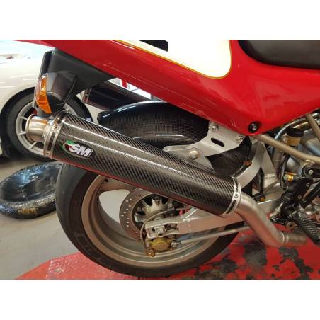 Silencieux Hauts Ducati 750 SS 91-97 - Silmotor Finition INOX