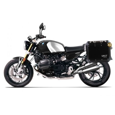 kit valises 47L+41L BMW R12 NineT - Atlas Unit Garage AL2C_BL+4303