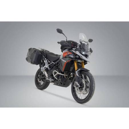 Système de valises rigides DUSC Noir. 41/33 l. Tiger 900 GT/GT Pro ...